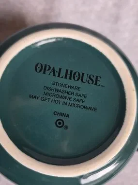 Opalhouse | Kitchen | Opalhouse Green Stoneware Wild And Free Bird Mug ...